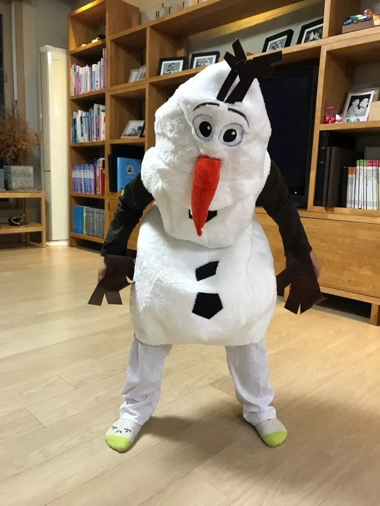 Olaf Costume Snow Man Wearable Suit for Kids - Life Changing Products