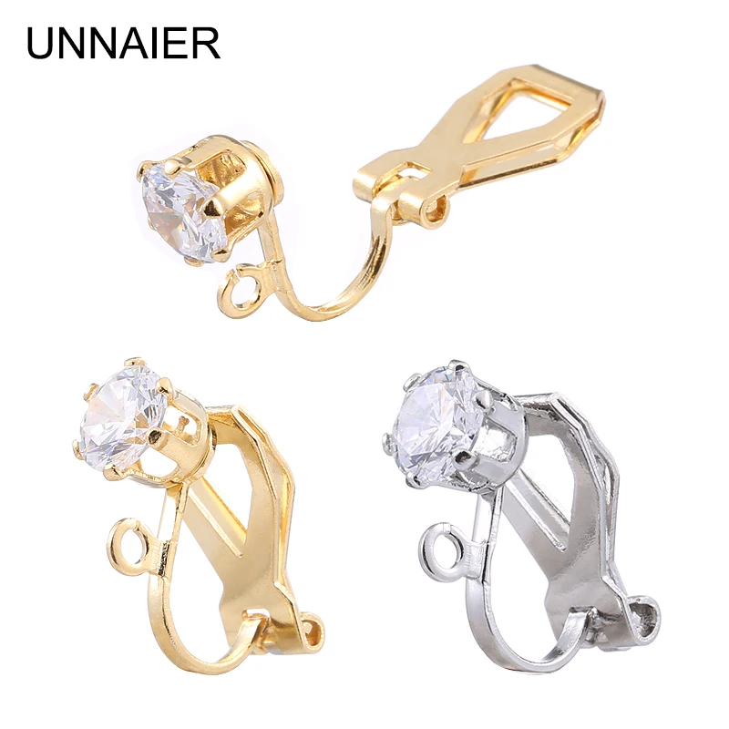 UNNAIER-2-10-pieces-ear-clip-French-ladies-invisible-painless-diamond ...