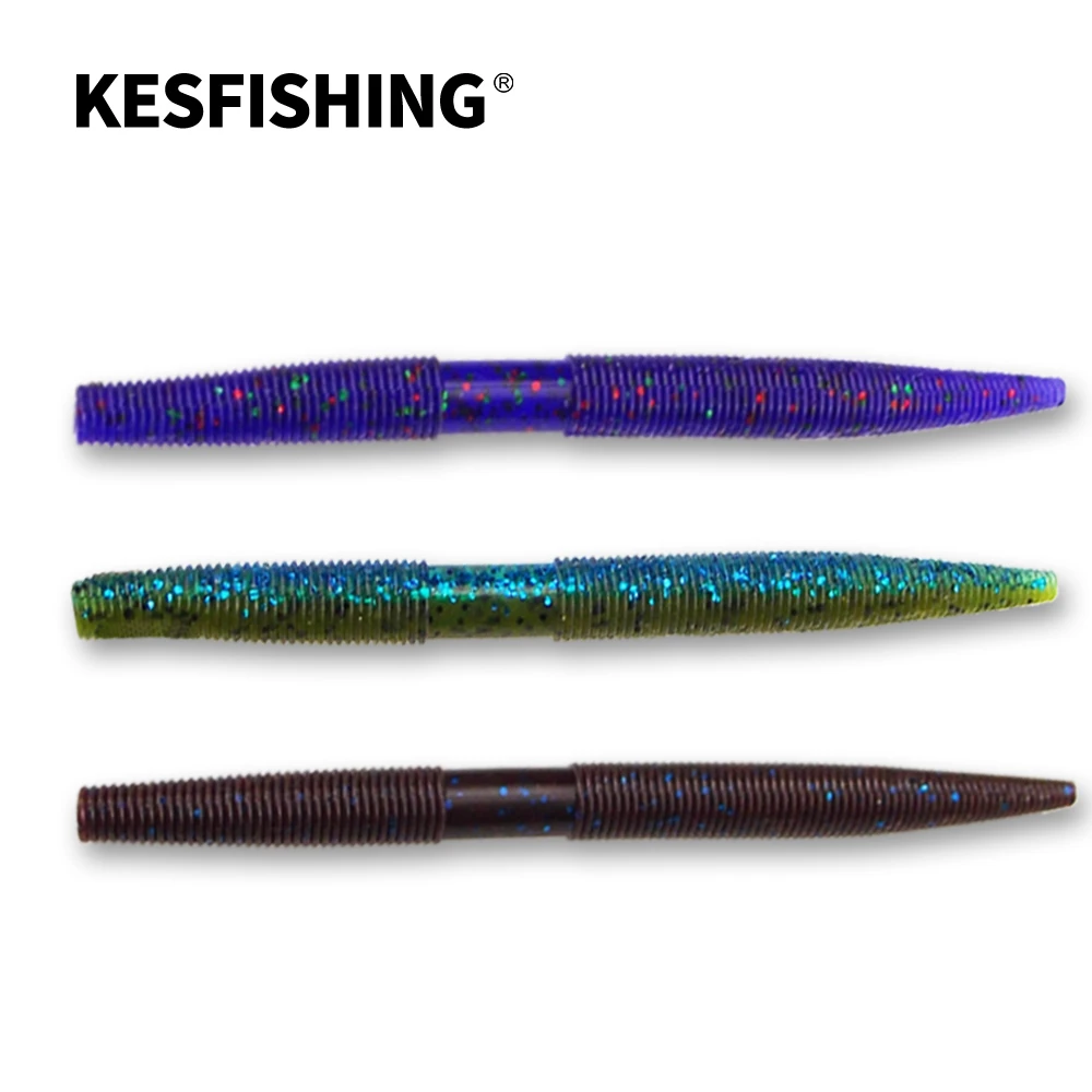 Kesfishing Fishing Lures135mm Senko Worm Bass Worm Soft Artificial ...