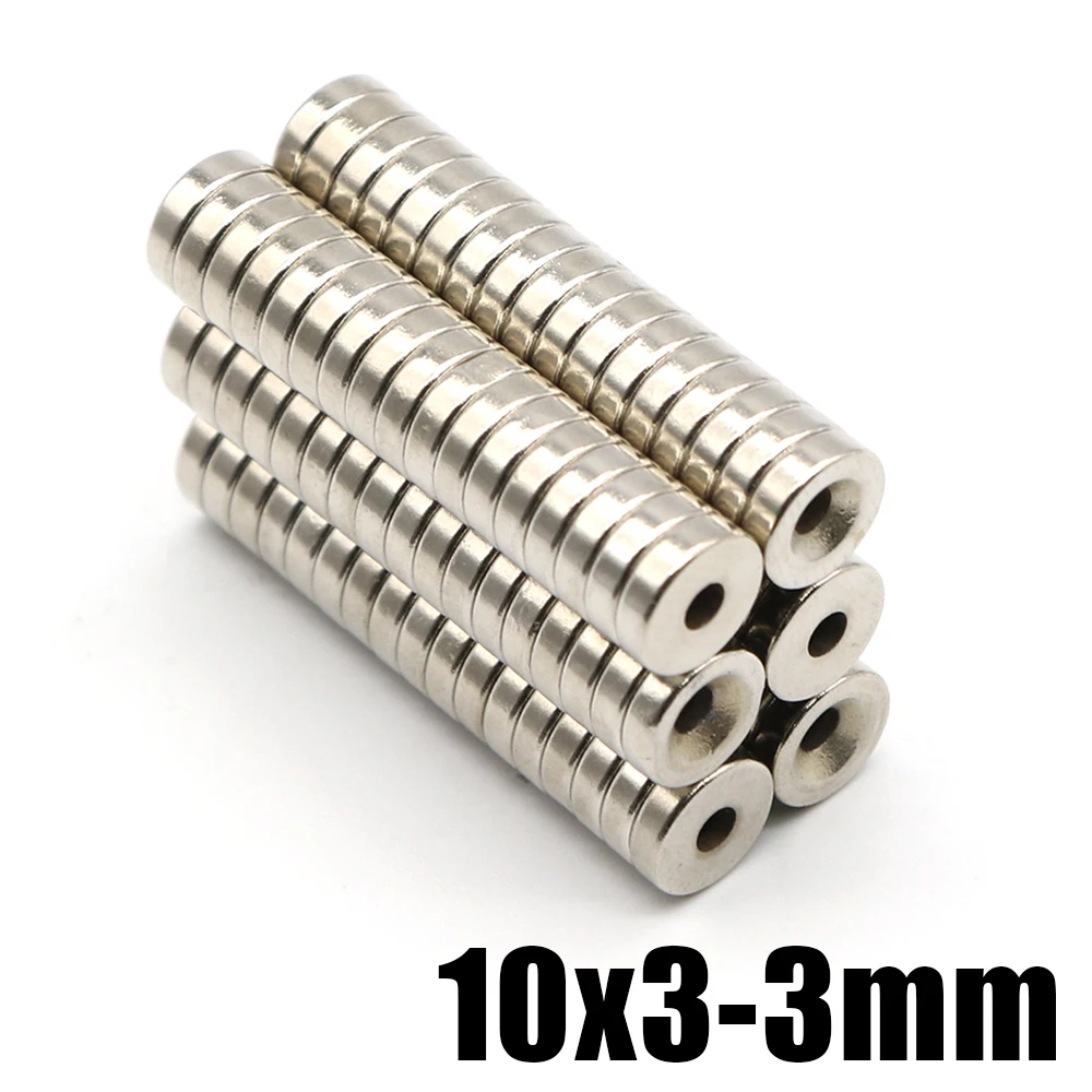 10-20-50-100-200Pcs-10x3-3-NdFeB-Neodymium-Magnet-Super-Powerful-Small ...
