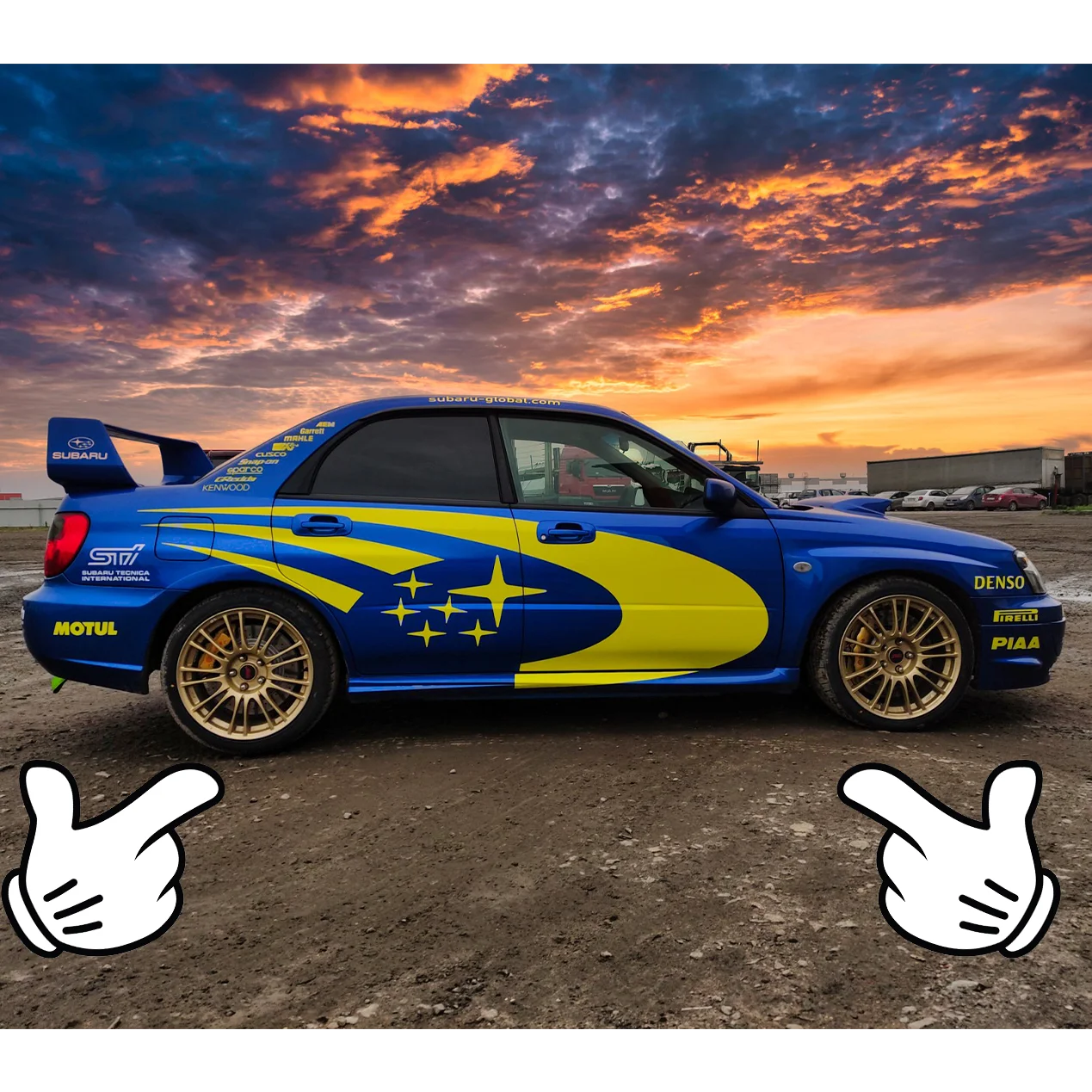 Subaru Rally Decals