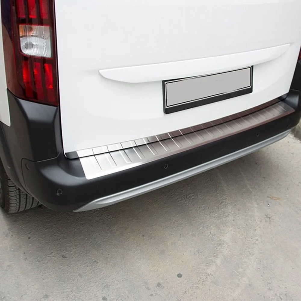 For-Peugeot-Rifter-Chrome-Rear-Bumper-Sill-Stone-2019-and-Up-Stainless ...