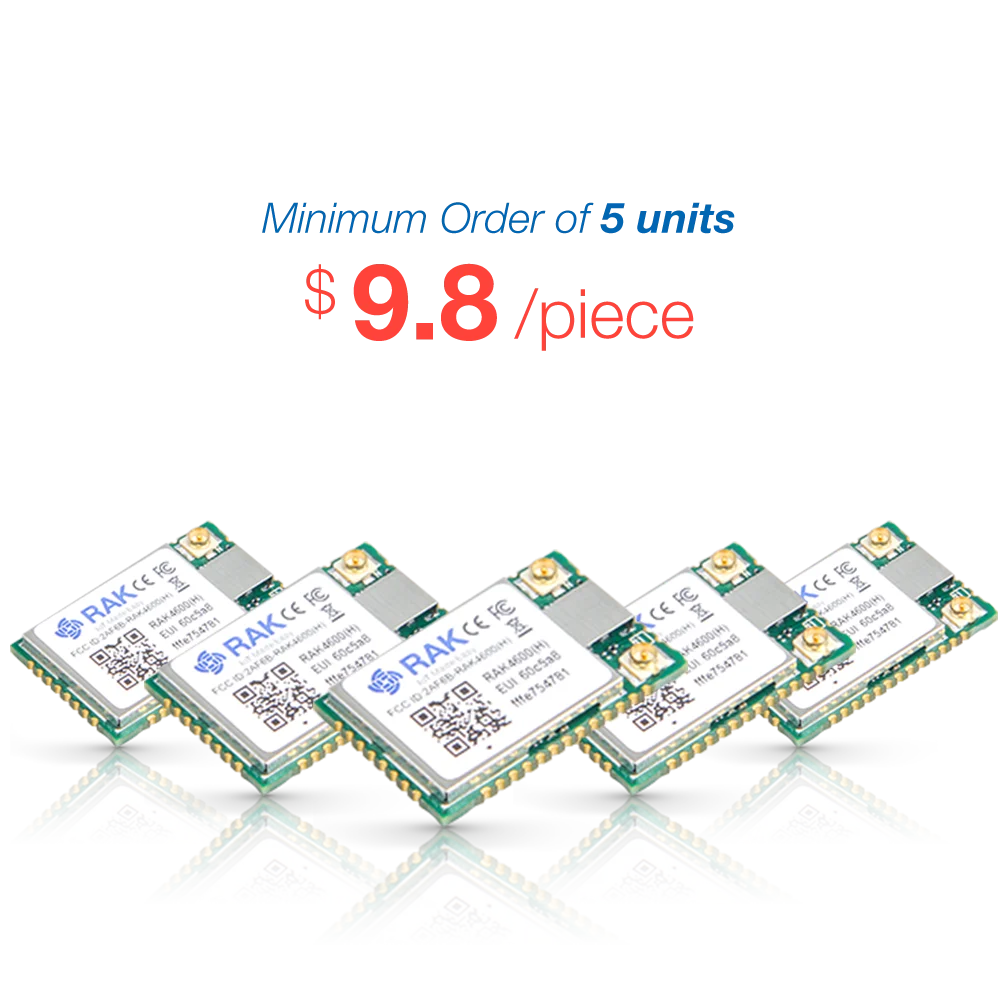 RAK4600 WisDuo LPWAN 모듈 | RAKwireless | RF52832 MCU | Semtech SX1276 ...