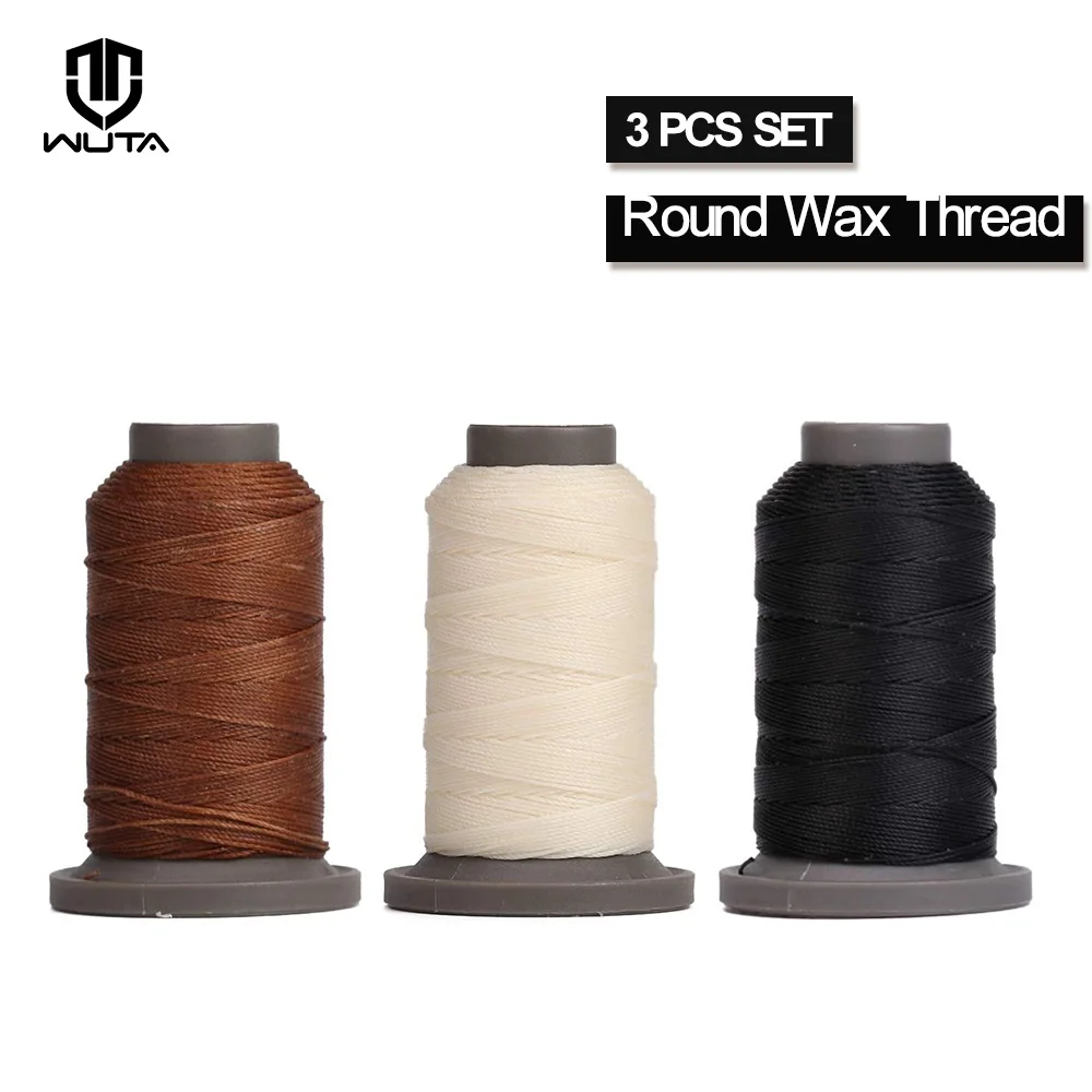 WUTA-3-Pcs-Set-Round-Waxed-Thread-Repair-Cord-String-Polyester-Hand ...