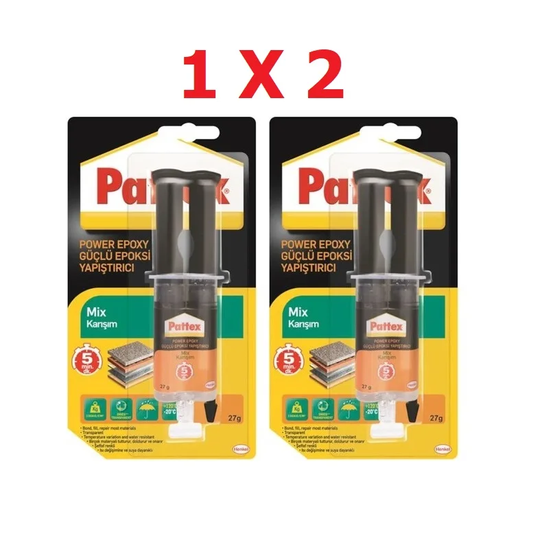 Pattex-Power-Epoxy-Strong-Adhesive-Mix-Transparent-27-g-X-2-Pieces ...