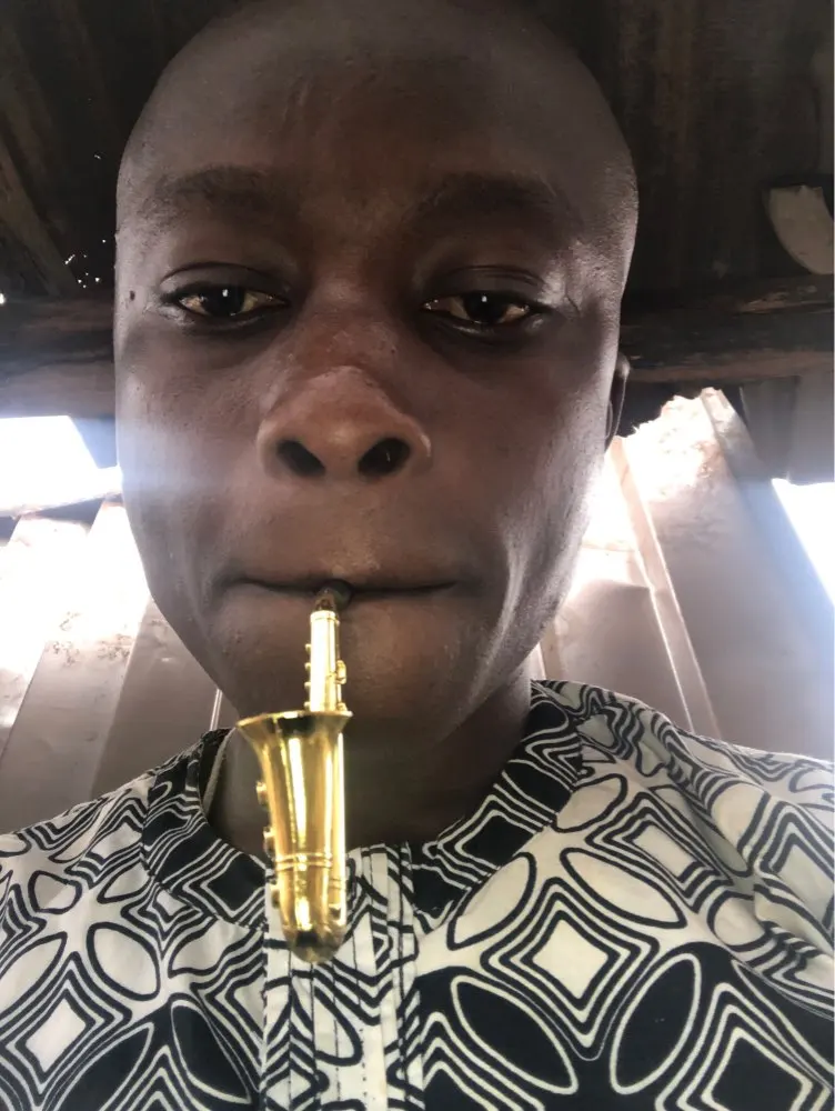 Metal Saxophone Pipe - BudSphere