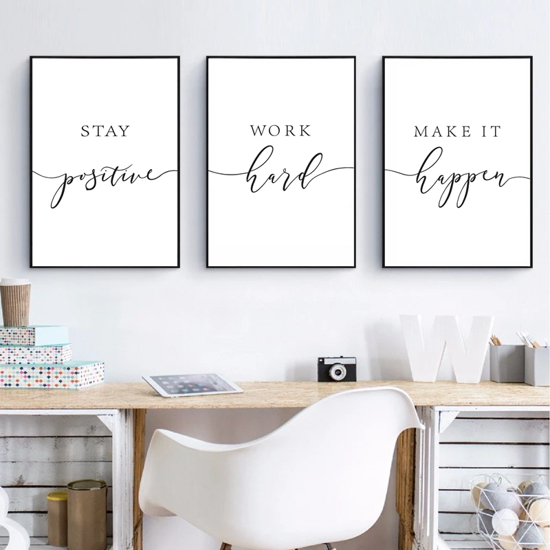 Office Decor PRINTABLE Wall Art Office Wall Art Inspirational Quotes Be ...