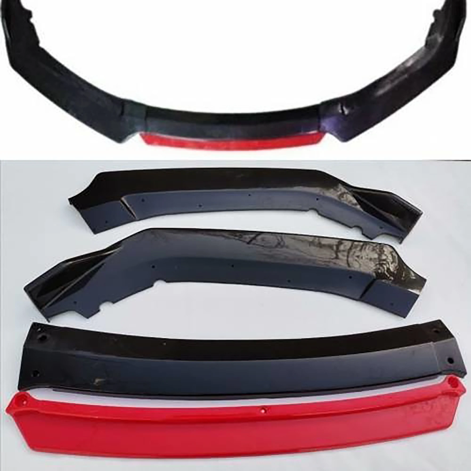 Car Front Bumper Lip Splitter Universal Spoiler Diffuser Lip Kit For ...