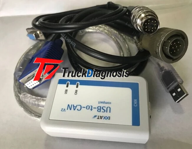 KIT de Diagnóstico MTU (usb to CAN V2) con Diasys MTU + MTU ADEC ...