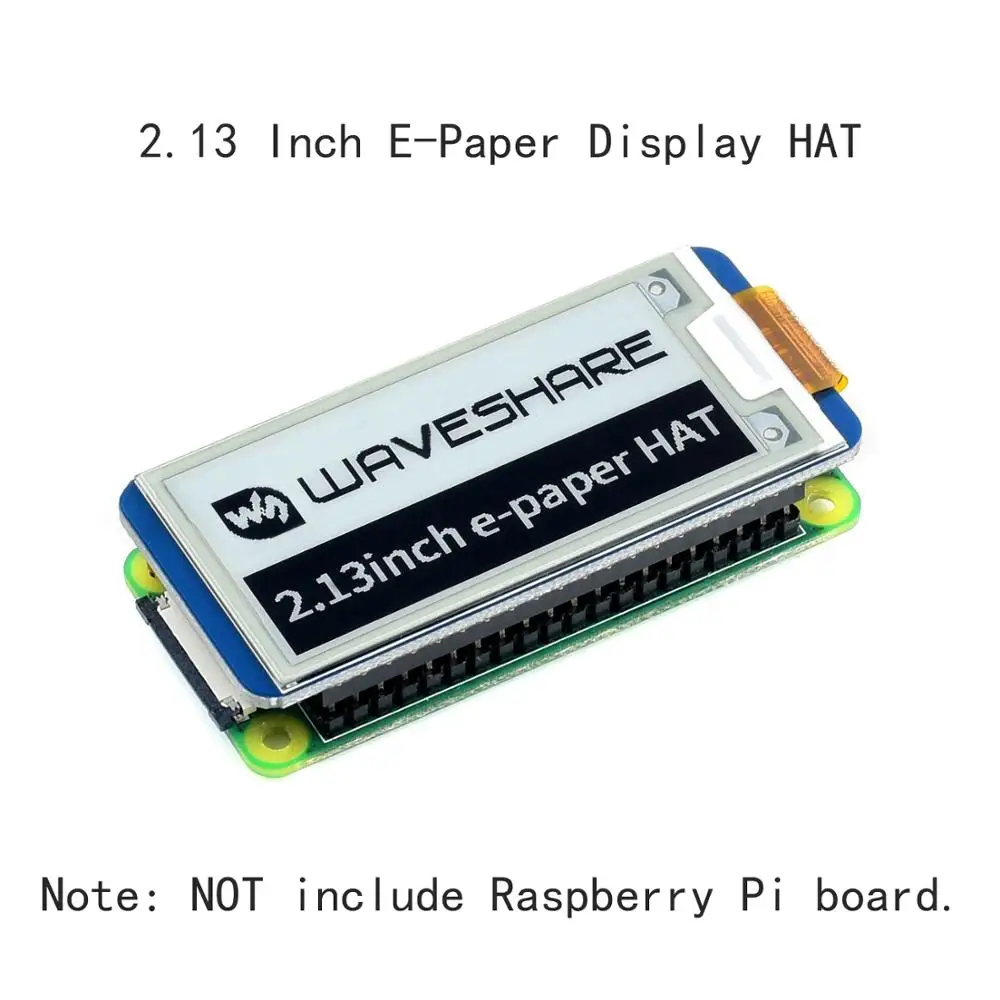 2.13inch E-Paper E ink Display Screen Extension HAT Starter Kit for RPI ...