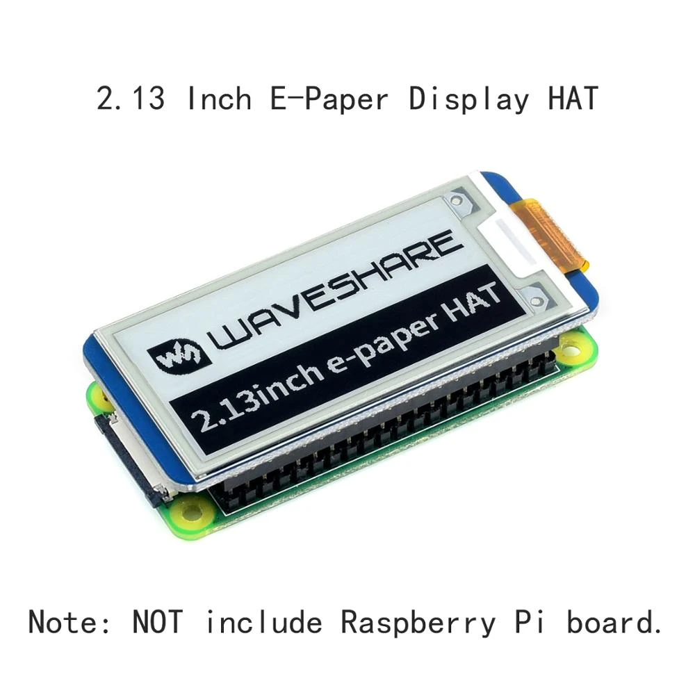 2.13inch E-paper E Ink Epaper Display Screen Board Hat Starter Kit For ...