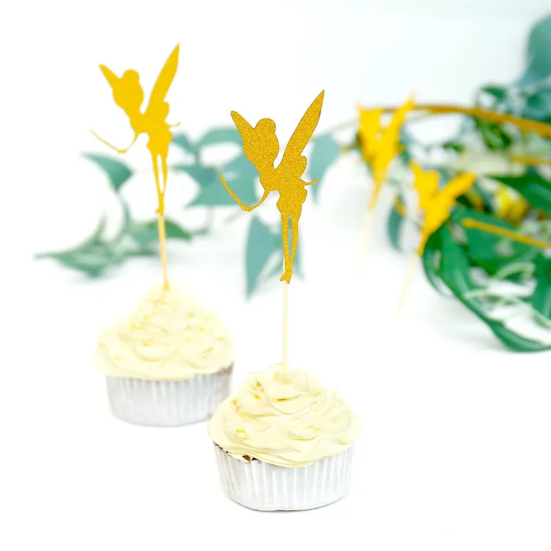 Ki-iselle-tirilmi-peri-glitter-Cupcake-Topper-zelle-tirilmi-do-um-g-n ...