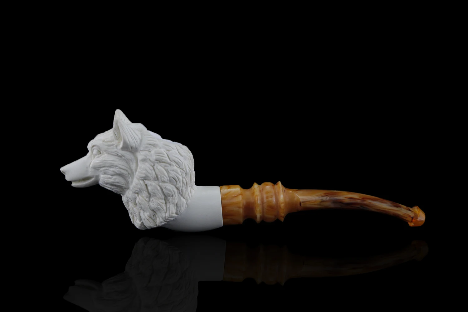Meerschaum Pipe Wolf