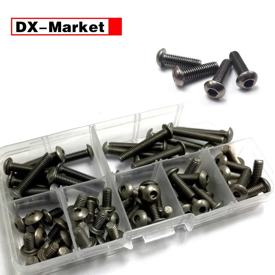 Titanium Socket Button Head Screw | Hex Socket Button Head Screw - M2.5 ...