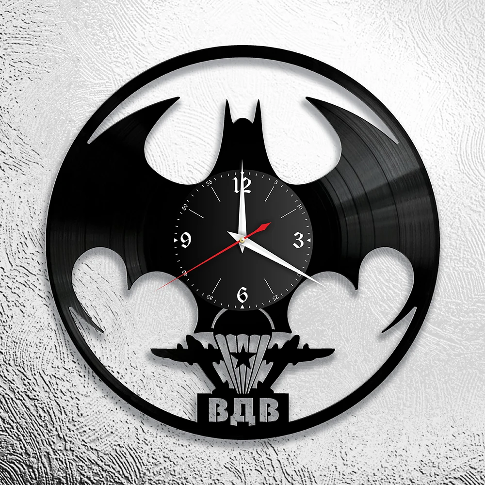 Watches with symbols of the Airborne Forces and GRU made of vinyl ...