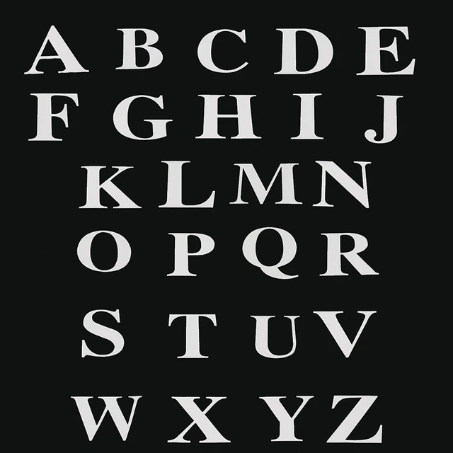 Tagging Alphabet Letters A Z