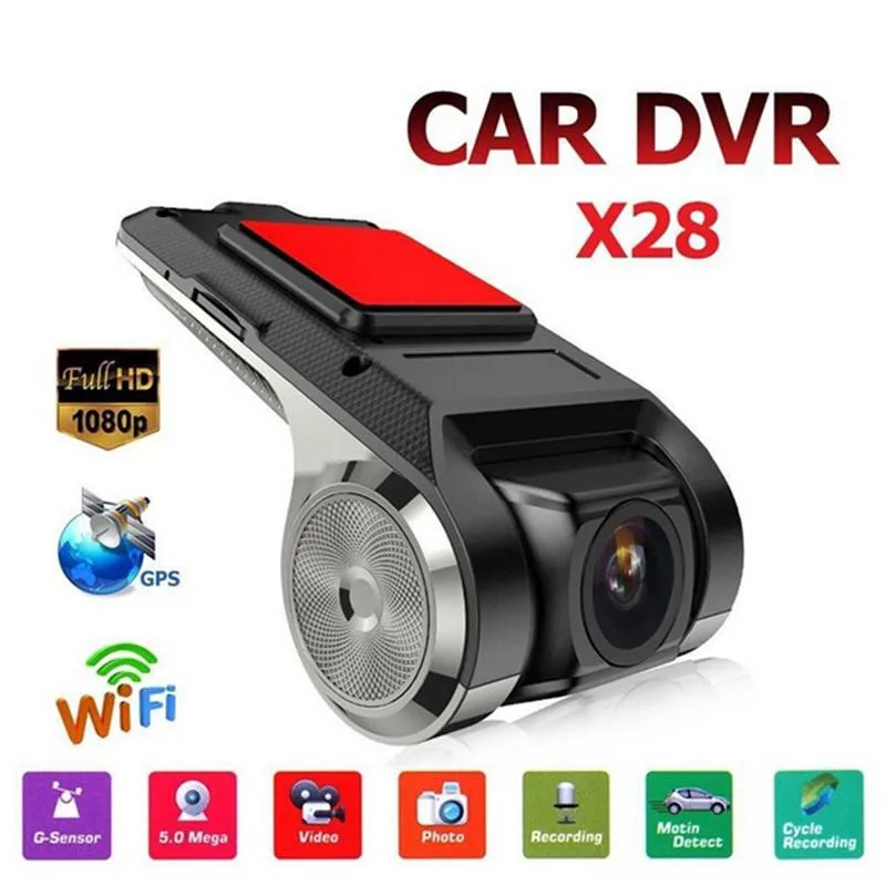 Cámara de salpicadero X28 con USB, DVR, 1080P, FHD, grabadora de coche ...