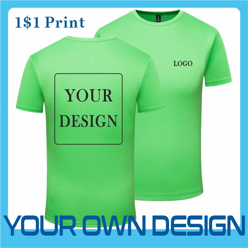 Quick-drying T-shirt Summer Breathable Round Neck Top Solid Color ...