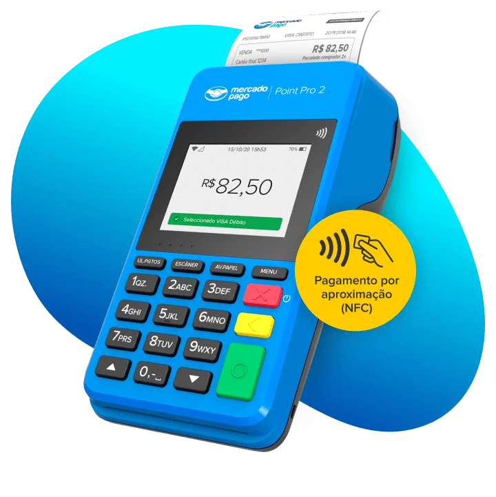 Point Pro 2 - maquininha de cartão de crédito com NFC - imprime ...