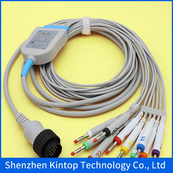 Compatible, ¡Nuevo, de alta calidad! Cable de plomo ECG EKG para ...