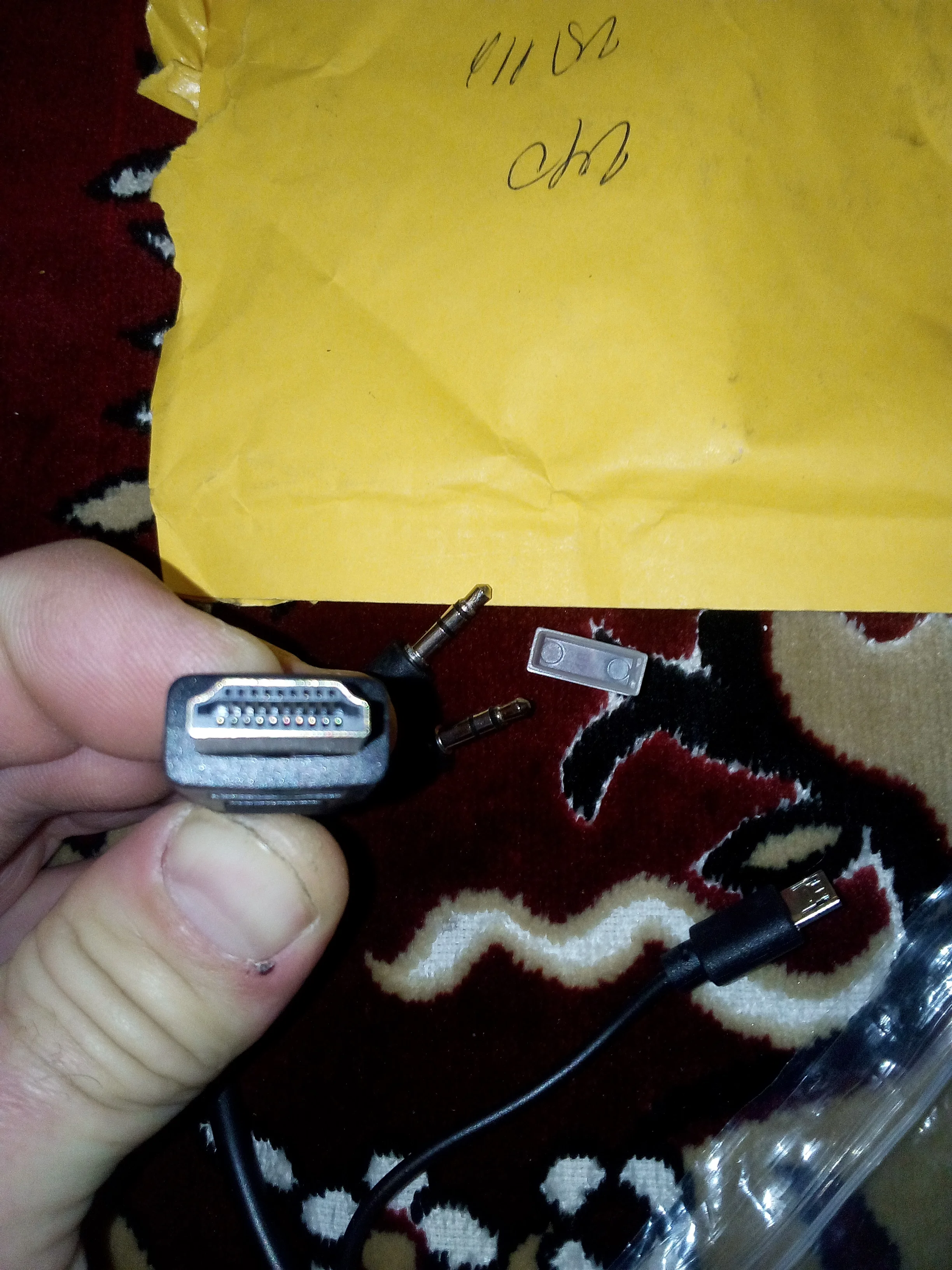 Преобразователь HD 1080P HDMI в VGA, кабель HDMI с аудио источником ...