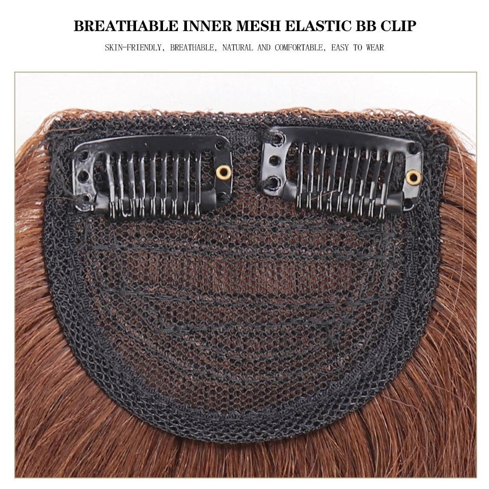 Synthetic singular clip on hair styling pad