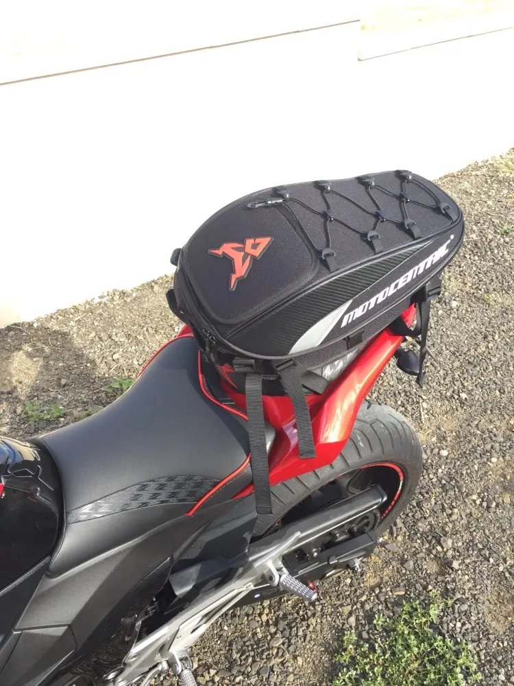 Motorcycle Tail Bag Waterproof Bag - Life Changing Products