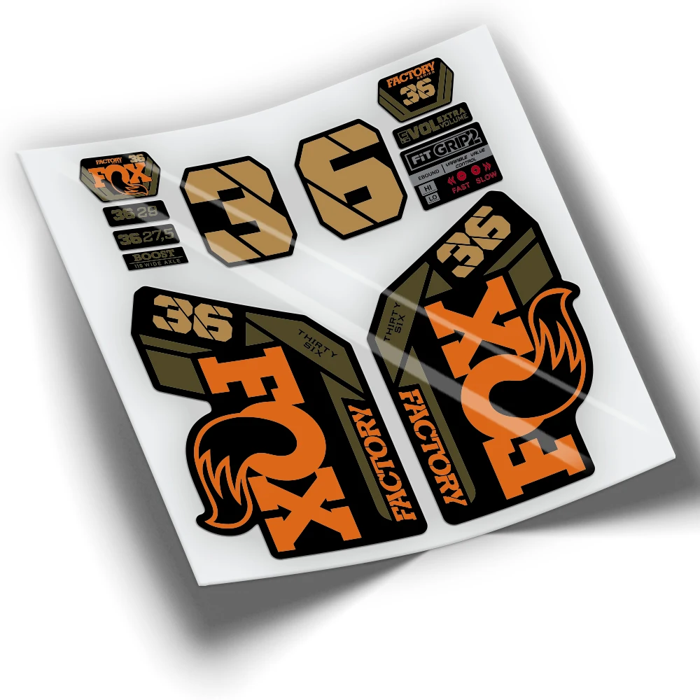 Stickers bicycle FOX 36 FACTORY 2021 WP326 mountain bike stickers ...