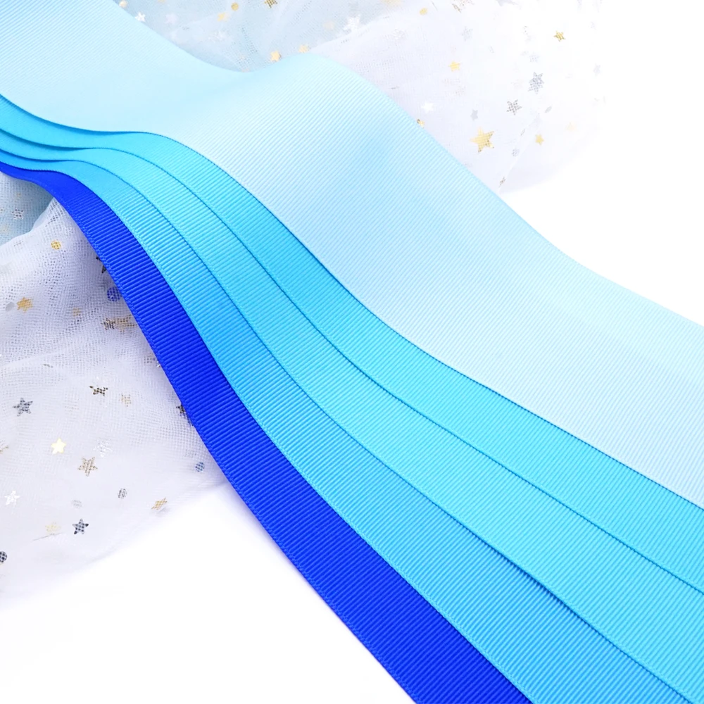 38 MM Width 100% polyester 1.5 inch solid plain Grosgrain Ribbon 50Y ...