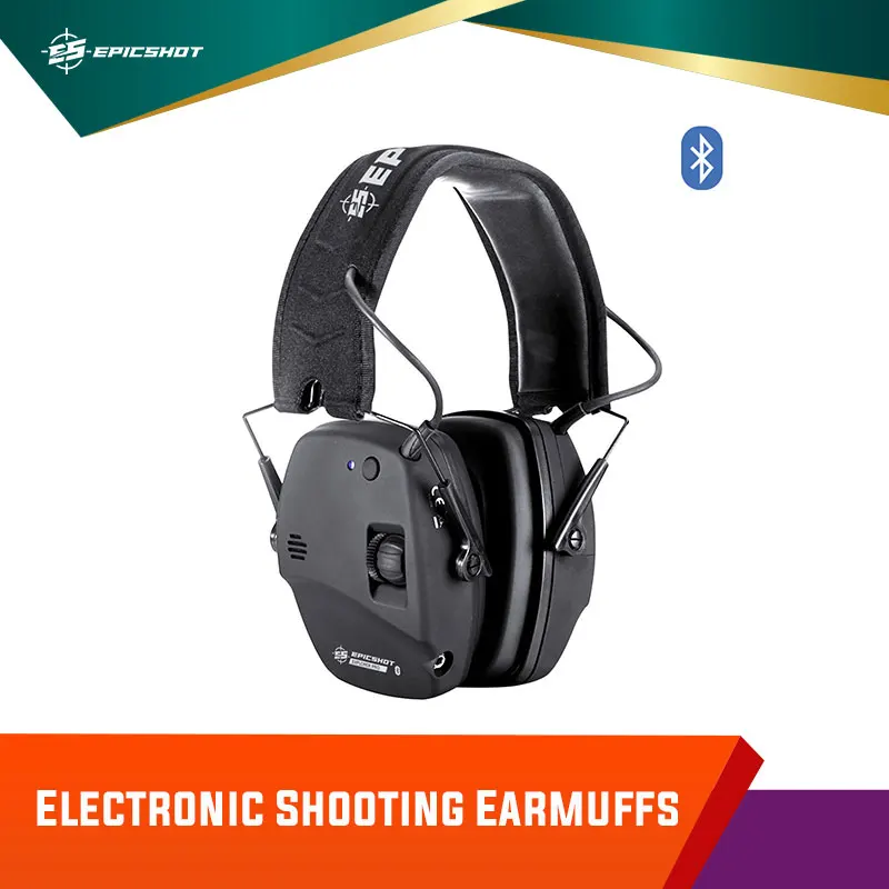 Epic-Shot-Tactical-Electronic-Bluetooth-Shooting-Earmuff-Protect ...