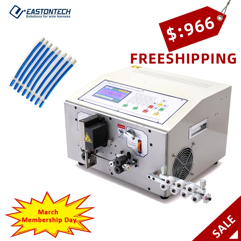 EASTONTECH Model EW-02A Automatic Computer Wire Cutting And Stripping ...