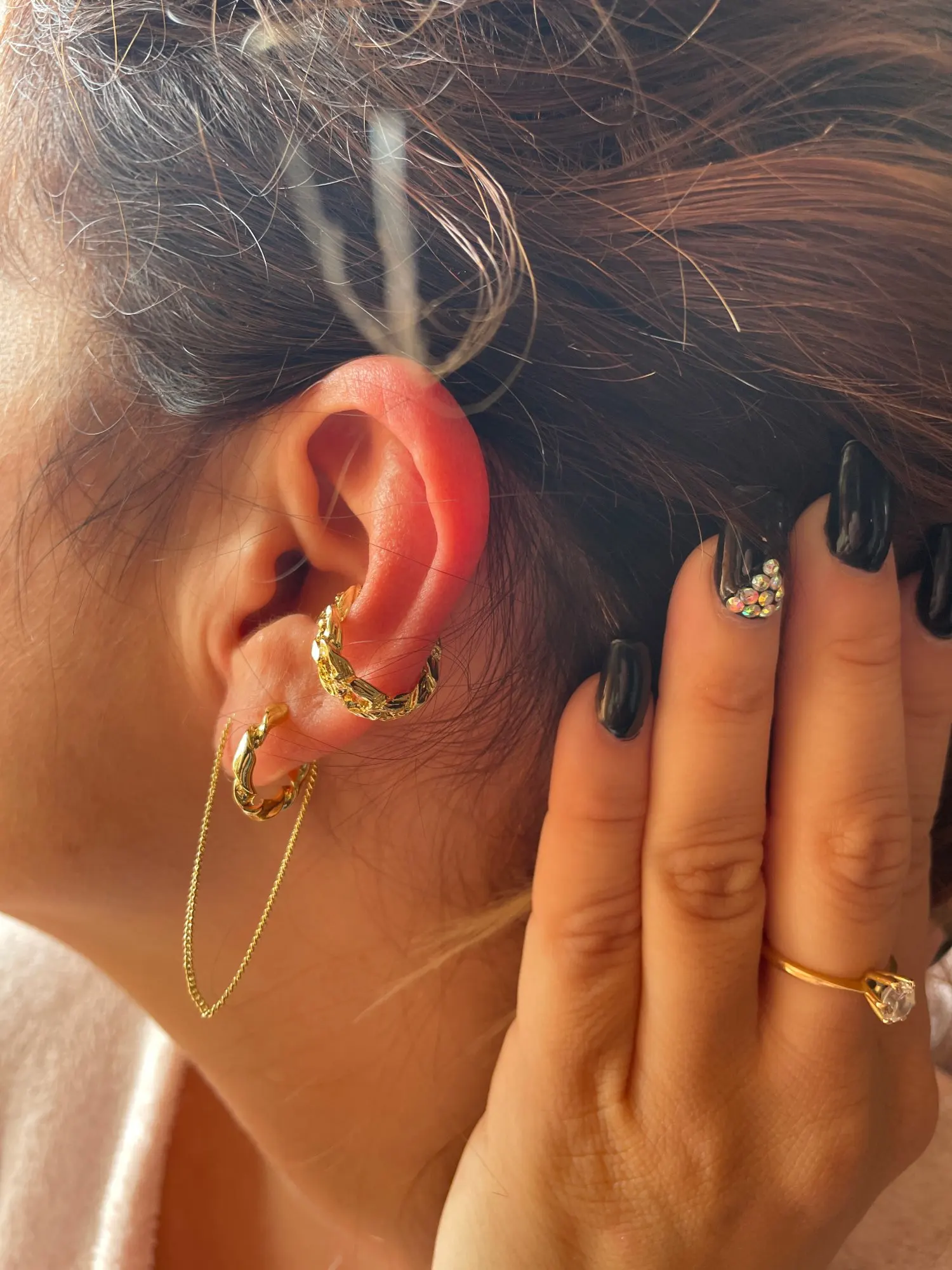 Minimalist Ear Line Ear Cuff | Dagiba Jewelry