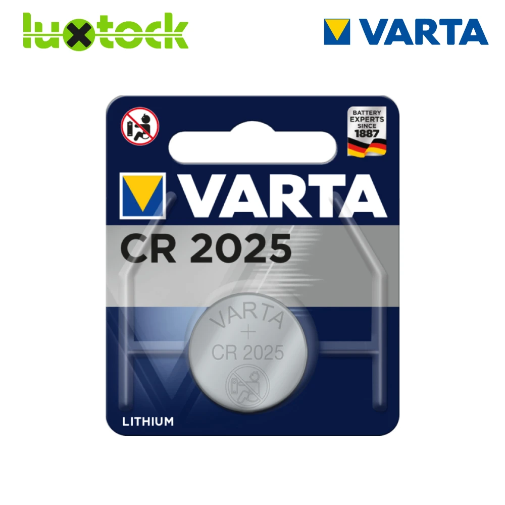 VARTA | Pila 2025 tamaño boton CR 2025 BLI 1 VARTA Botón Litio 3V 170mAh Referencia 6025112401 ...