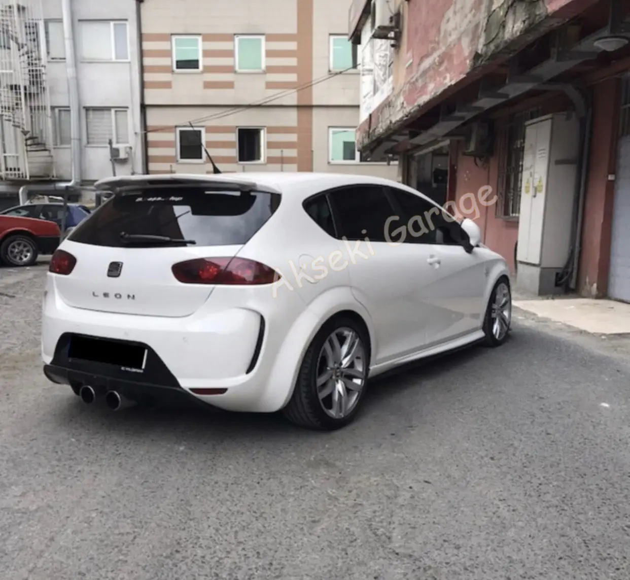 For-SEAT-LEON-MK2-Rear-Bumper-Diffuser-2006-2012-Fiberglass-Car ...