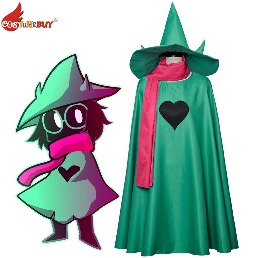 CostumeBuy-Game-Deltarune-Ralsei-Green-Cloak-Cosplay-Costume-With-Hat ...