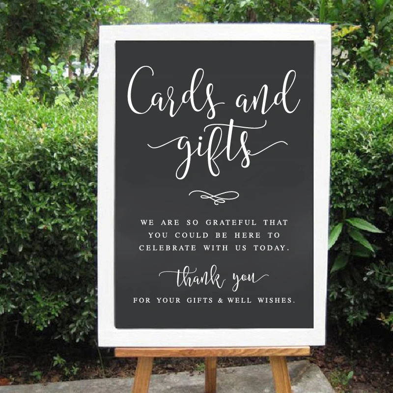 Wedding gift signs 60 photos - Astyledwedding.com