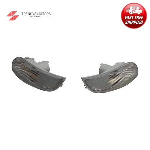 Right-And-Left-Lens-Side-Mirror-Signal-Light-Lens-Cover-For-Renault ...