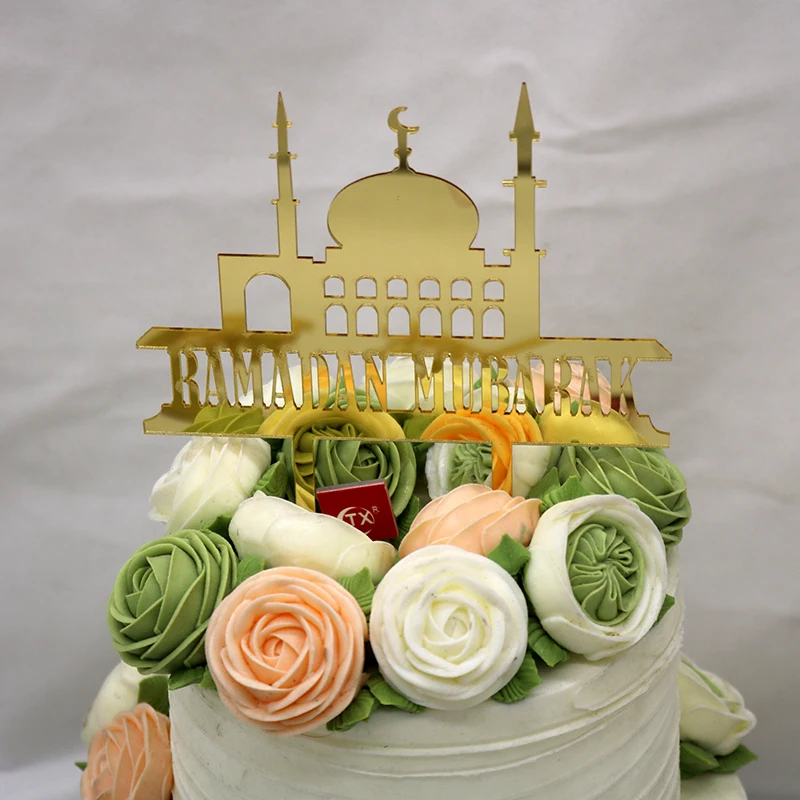 Paper & Party Supplies Party Supplies Cake Toppers & Picks Hajj Mubarak ...