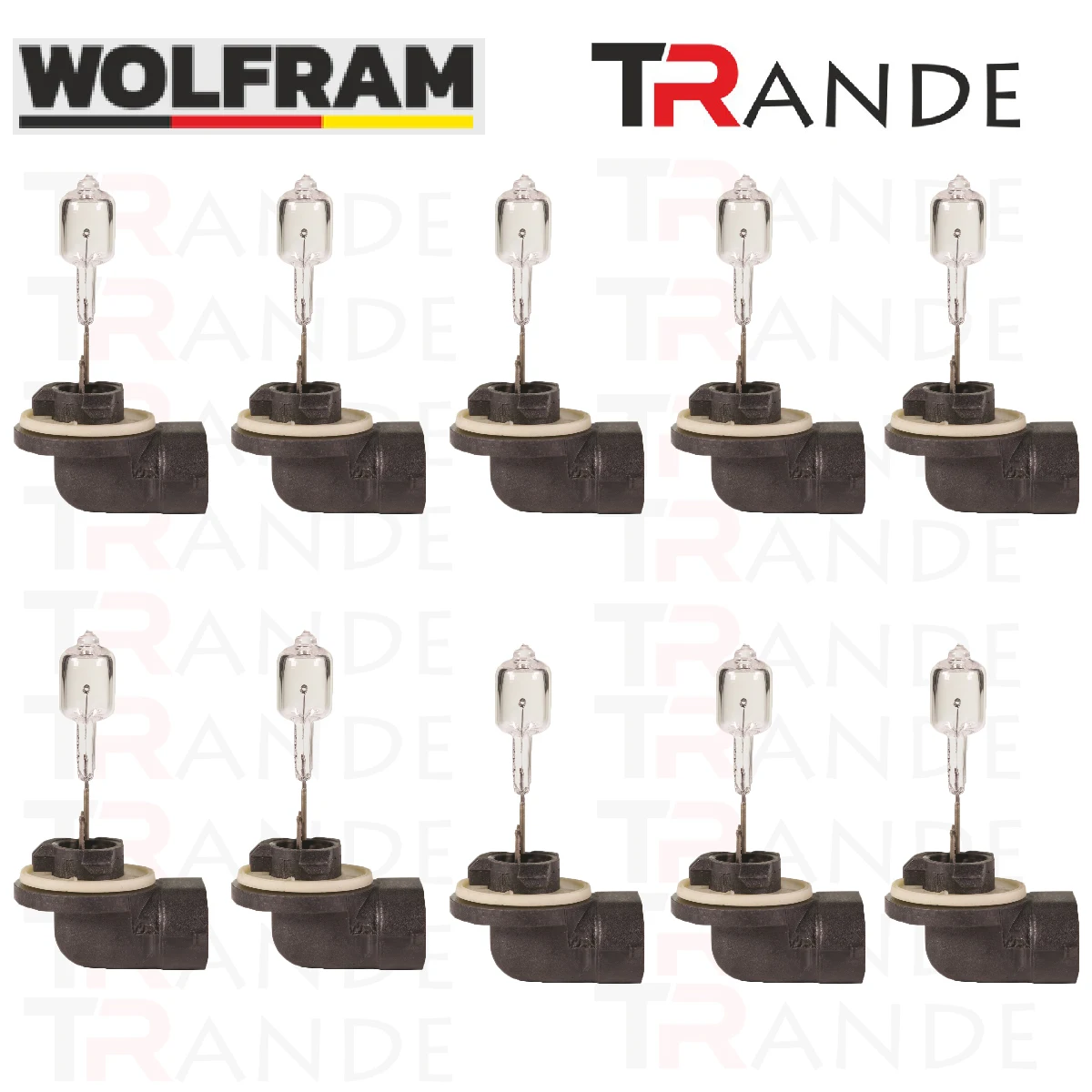 10 PCs Wolfram 12V H27 50W Bulb 28886 Standard Light from Turkey Fast ...