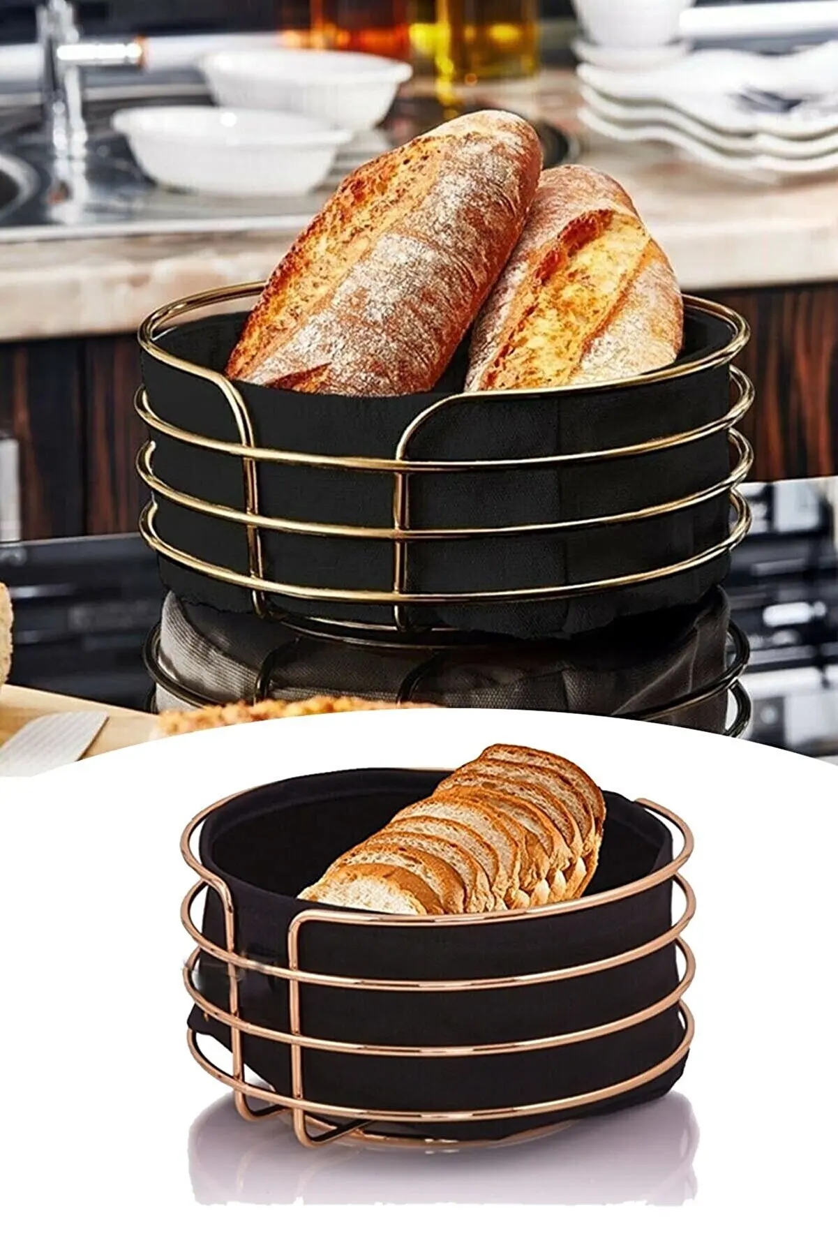 Metal Bread Basket