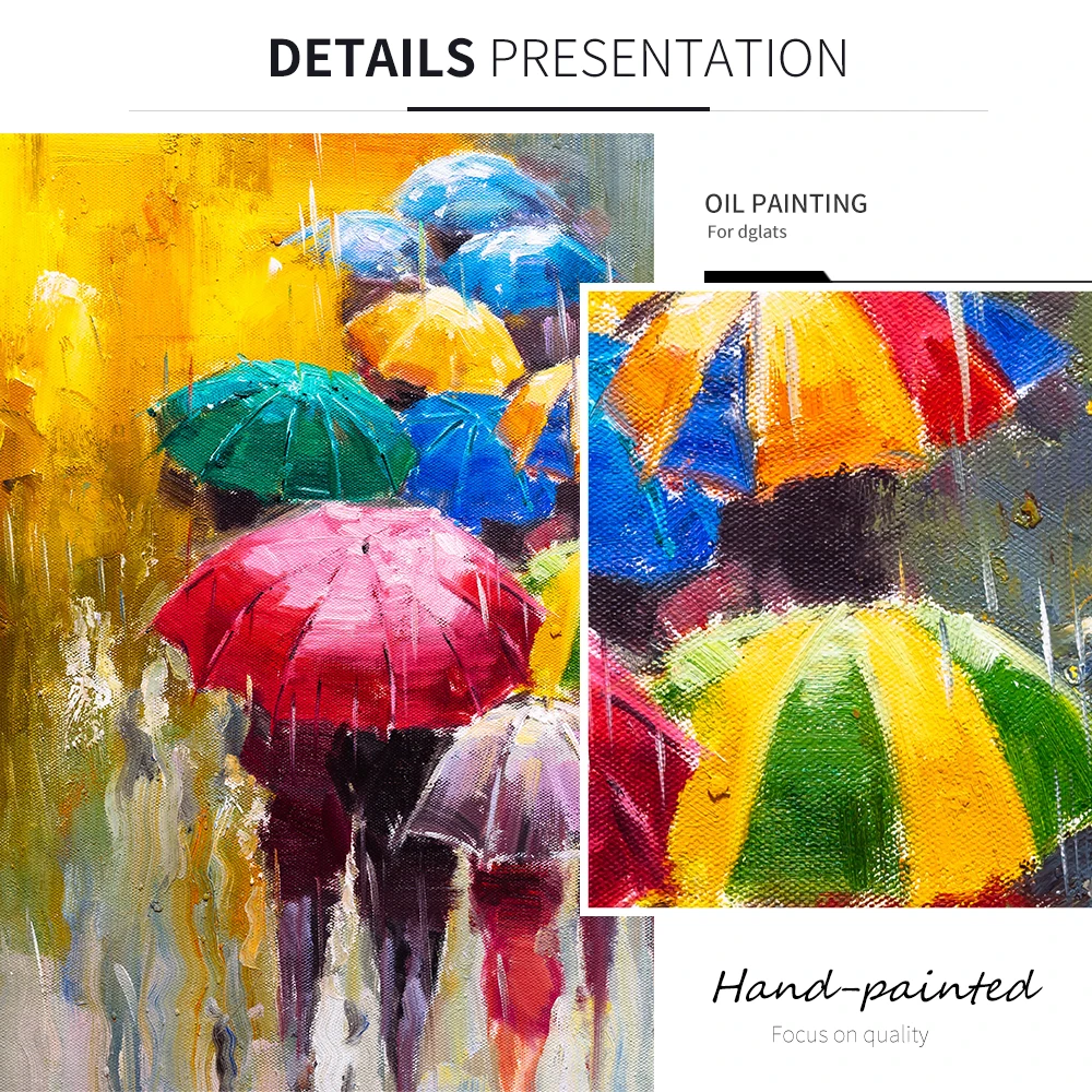 Wedding In The Rain Painting Abstract
