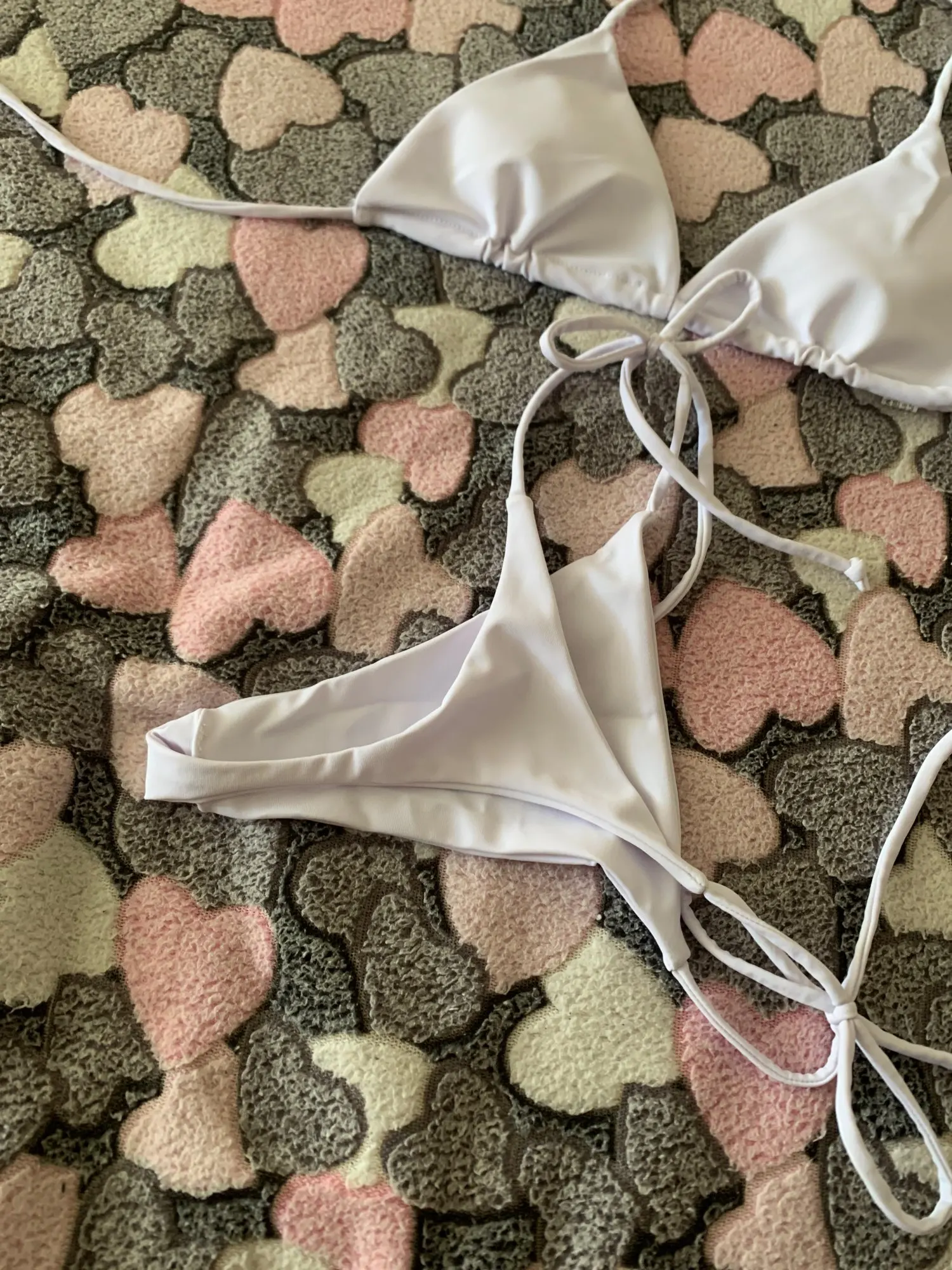 Summer Sexy Solid Mirco Bikini Sets Women Tie Side G-String Thong ...