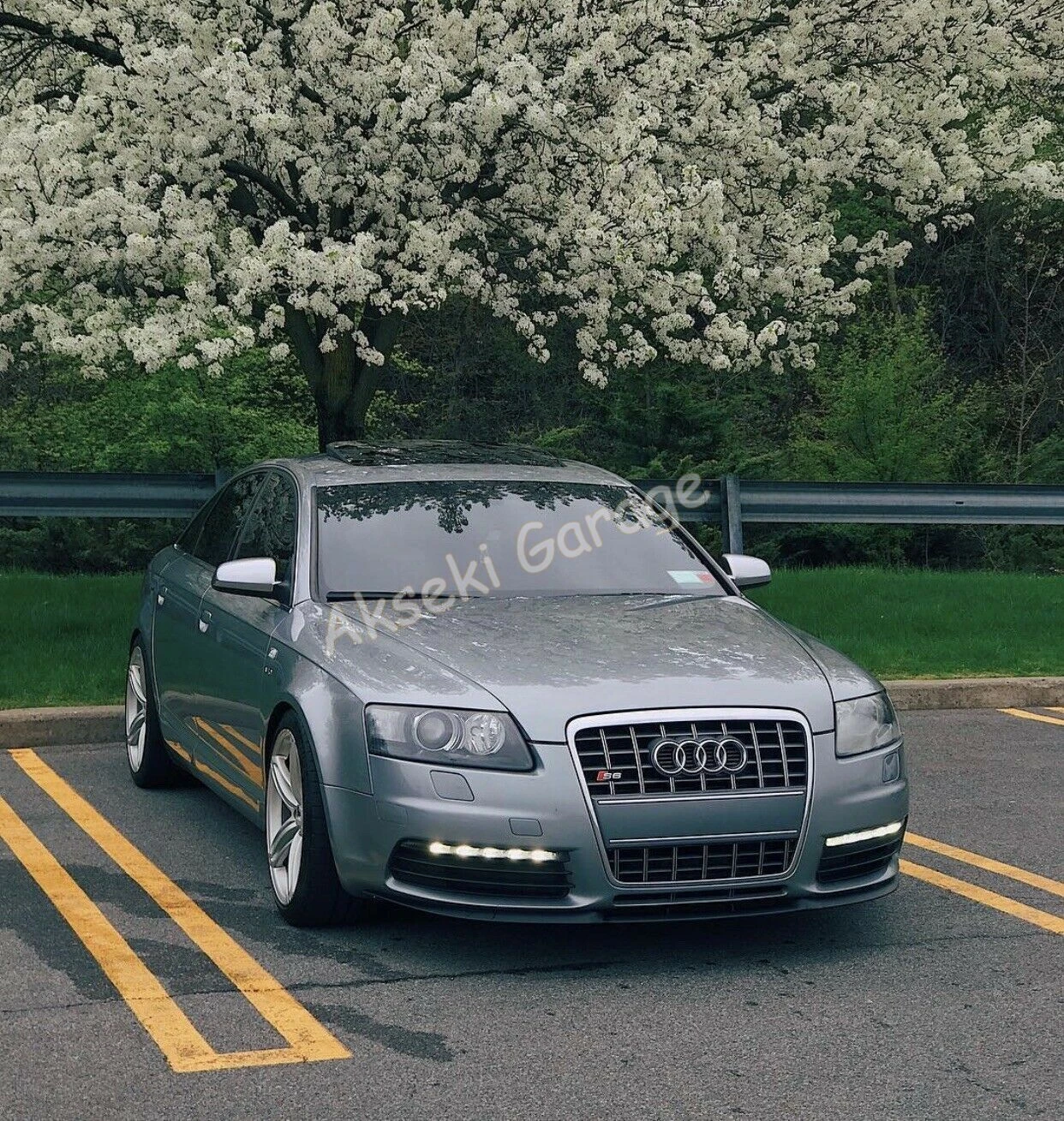 For Audi A6 C6 S6 C5 S6 S Line Front Bumper Cupra R Euro Spoiler Lip Valance Splitter--diffuser ...