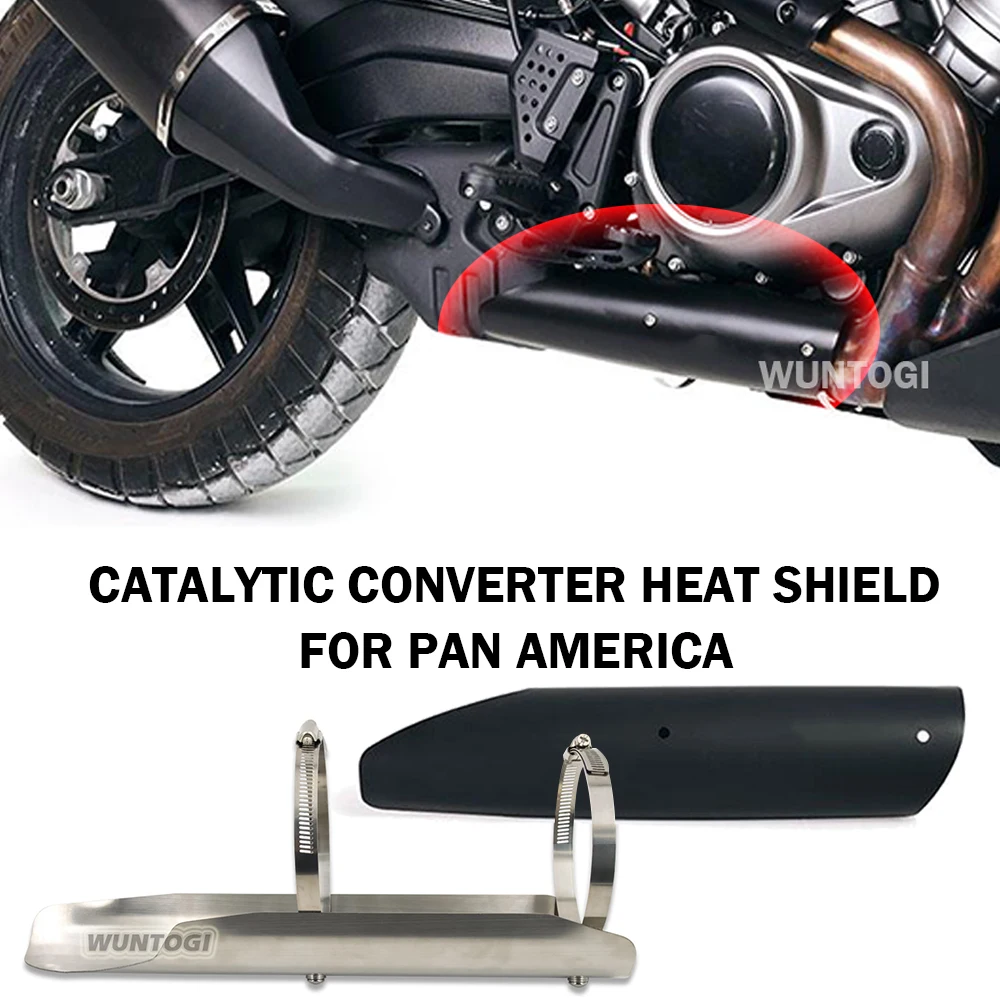 Pan-America-Accessories-Exhaust-Pipe-Heat-shield-Muffler-Staight-Cover ...