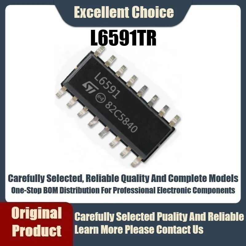 5Pcs-Lot-Original-Genuine-SMD-L6591TR-L6591-Package-SOP-16-Switch ...