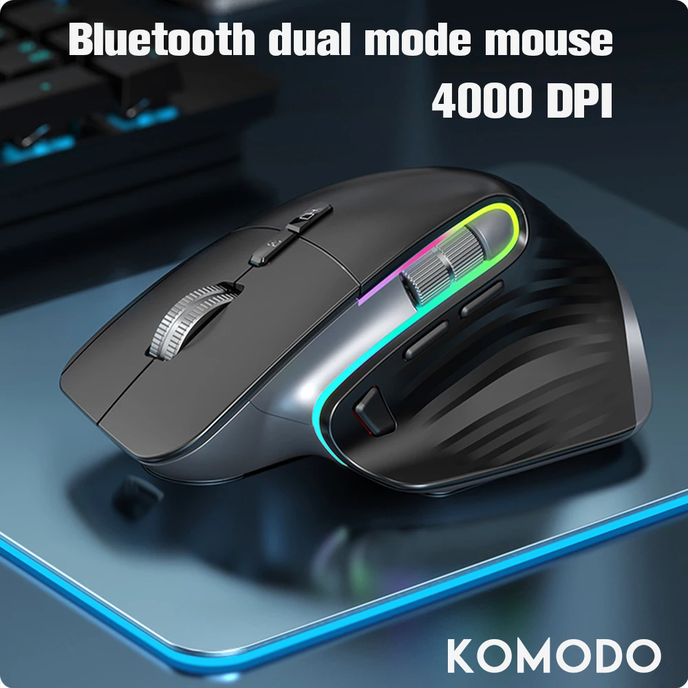 Rechargeable 2.4g Bluetooth Wireless Mouse Office Business 2.4g ...