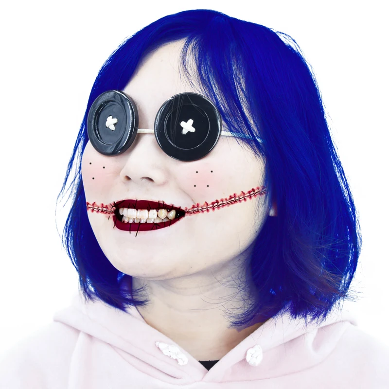Coraline Costume Button Eyes