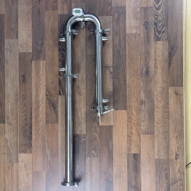 1.5" (38mm) Od50.5mm Reflux Tower, Distiller , Column For Distillation ...