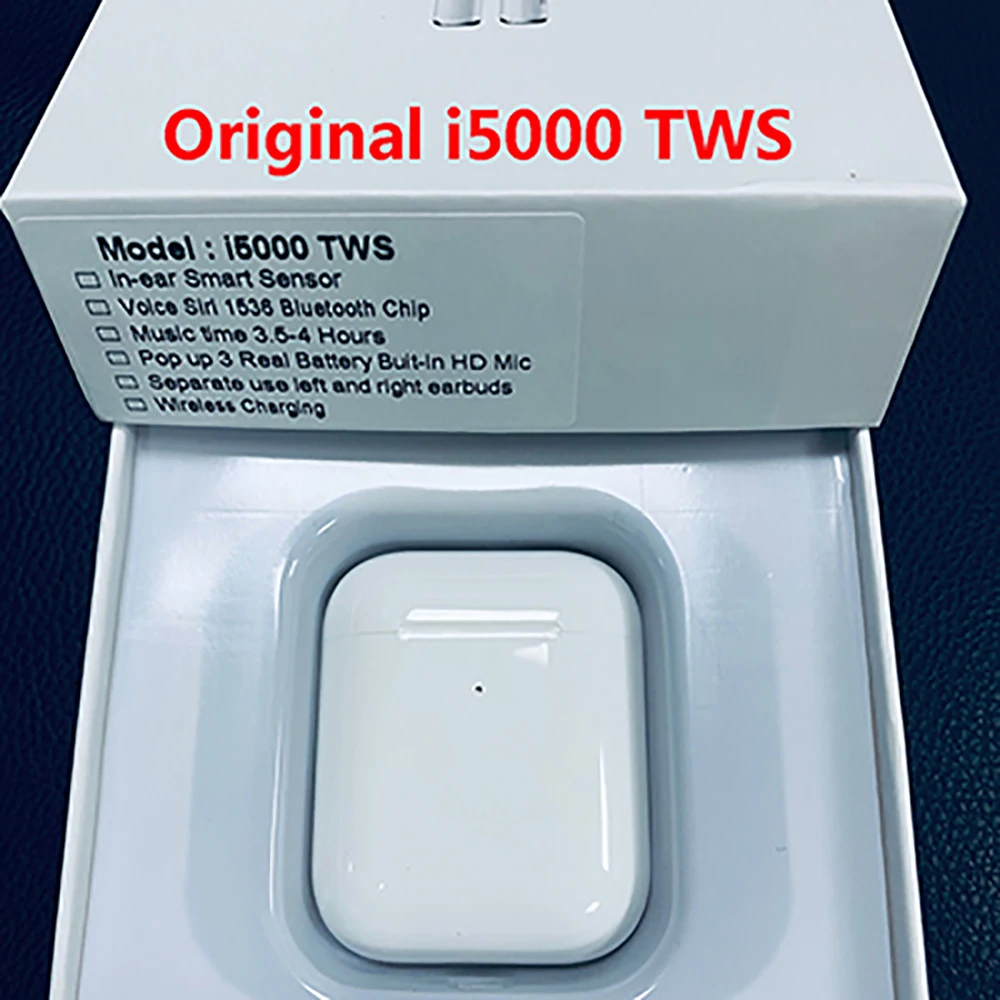 I5000 TWS 1:1 TWS Беспроводной наушники Bluetooth 6D бас наушники Pk ...