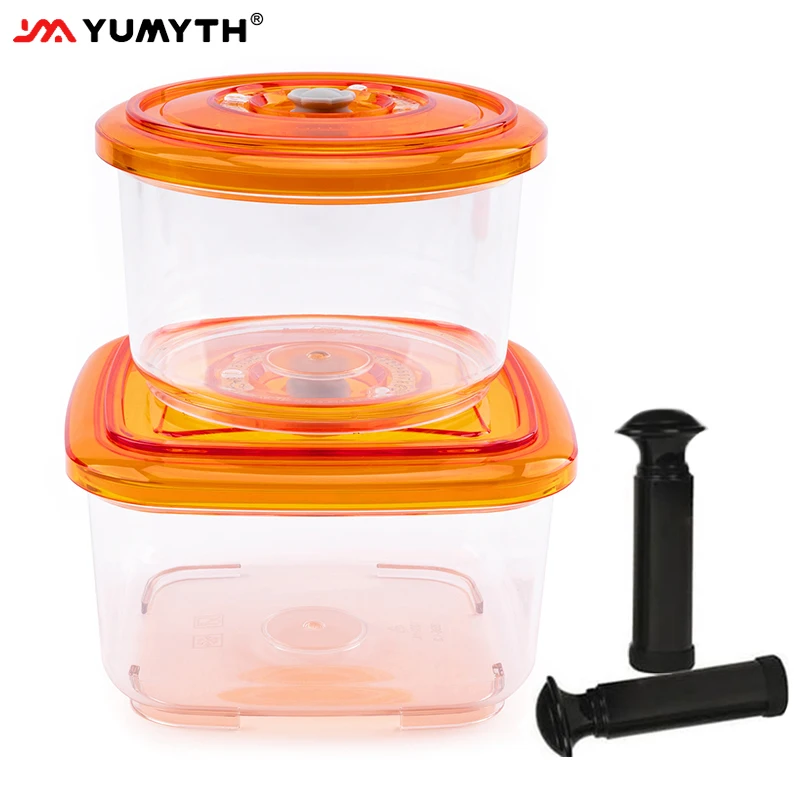 YUMYTH-2-Pcs-set-Vacuum-Food-Storage-Containers-BPA-Free-Food-Grade ...